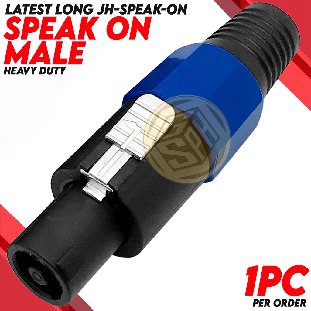 Long Speak-On Plug 4 Pin Male JH Speakon Speaker Parts (NEW VERSION ...