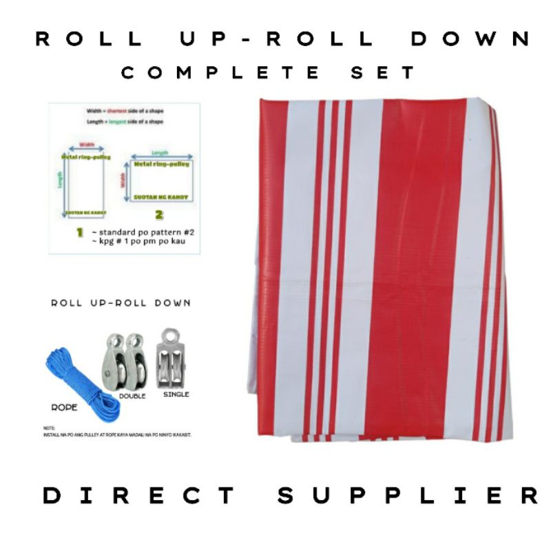 ROLL UP TRAPAL MAYAMA S400 with FREE PULLEY AND ROPE EASY RO INSTALL ...