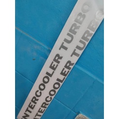 INTERCOOLER TURBO Sticker set ( 2 pcs ) High Quality Outdoor Stickers ...
