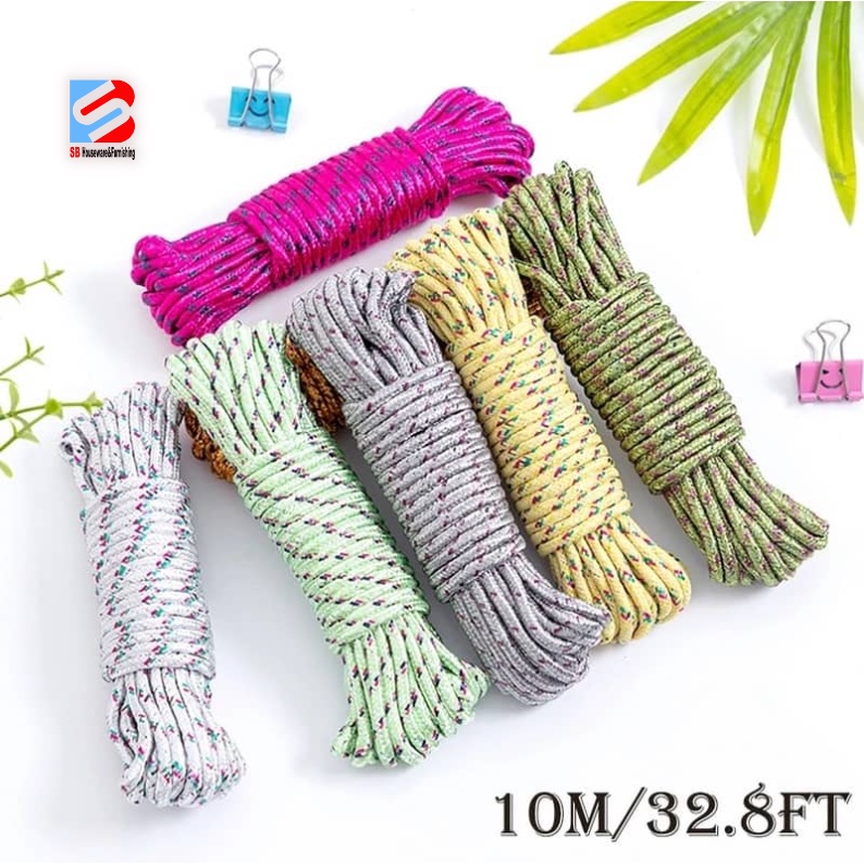 10M Thick And Wear-resistant Nylon Clothesline For Outdoor And Balcony ...