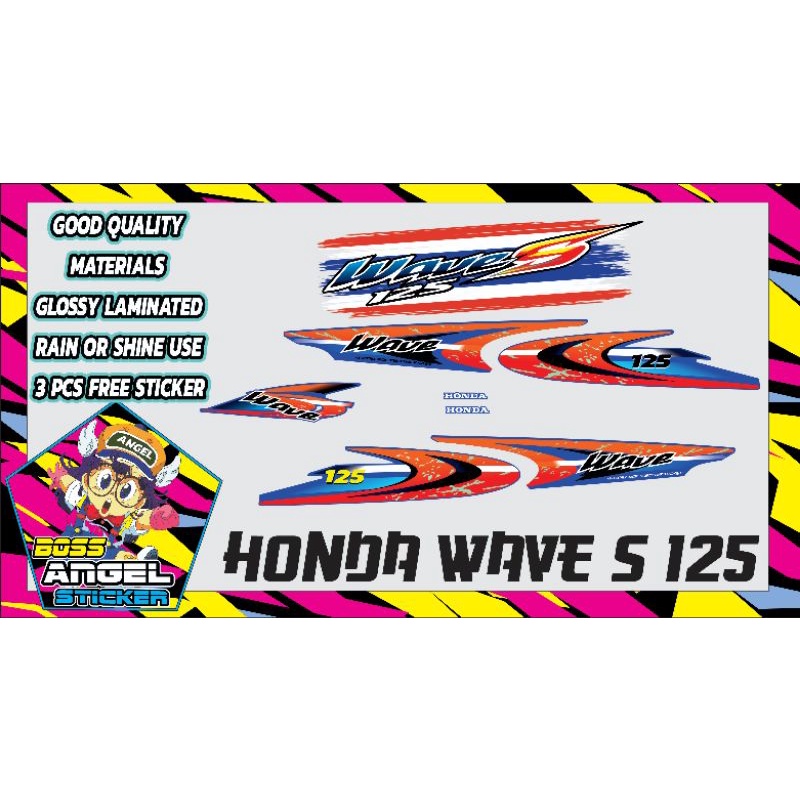 HONDA WAVE S 125 DECALS | Shopee Philippines