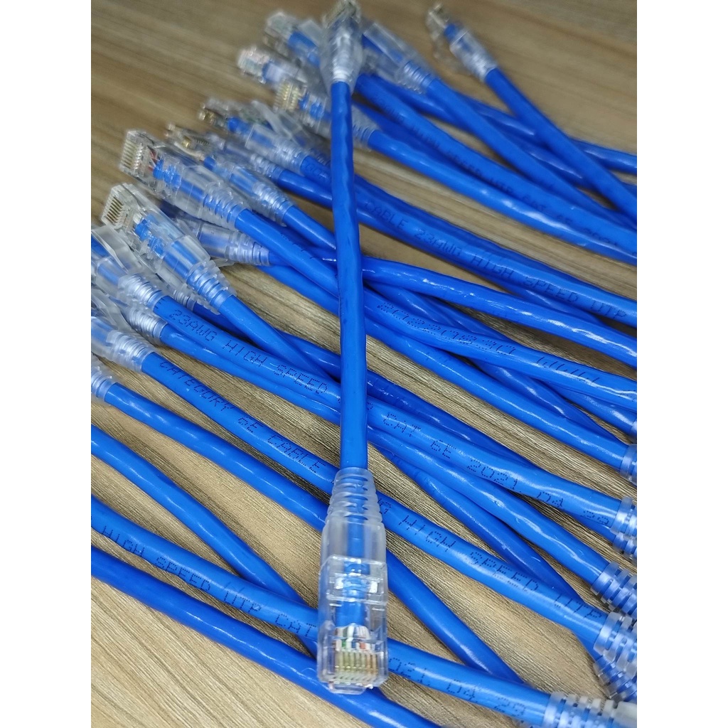 8" Inches Gigabit Cat6 Cat6E Utp Lan Cable Patch Cord Cable With Rj45 ...