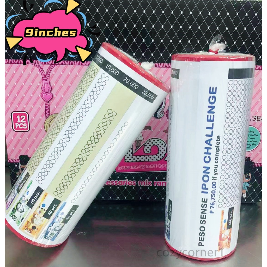 CC 9 inches ALKANSYA IPON CHALLENGE New 2023 Peso Sense Ipon 76,750 ...