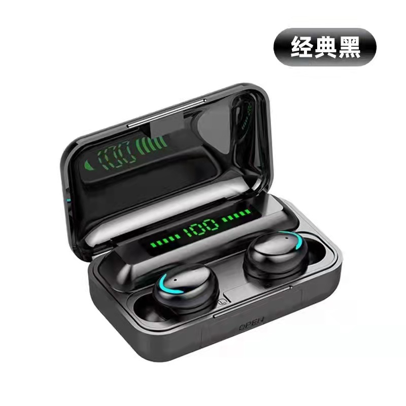 TWS V5. 0 F9 WIRELESS BLEUTOOTH EARPHONE EARBUDS LED DISPLAY WITH ...