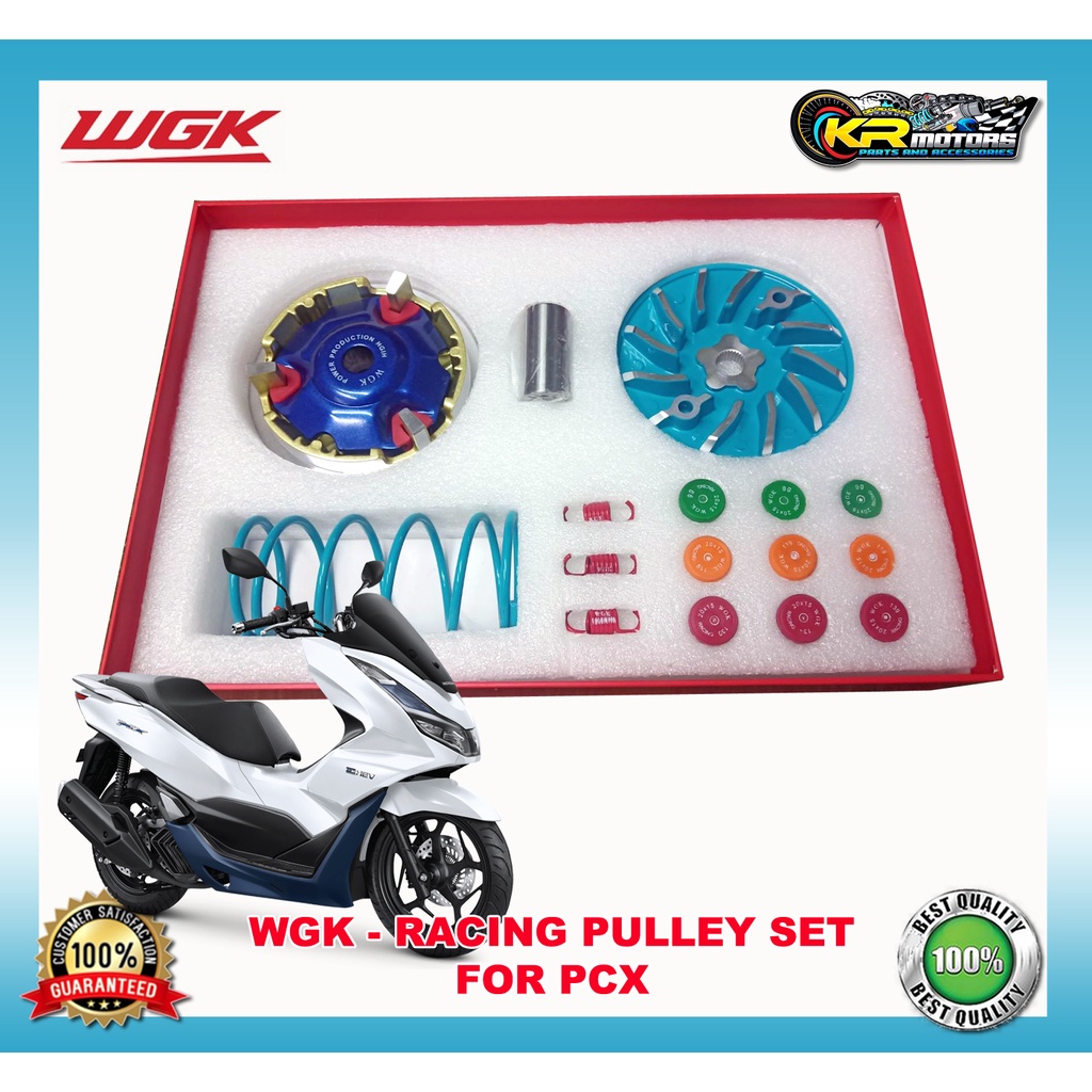 Pulley Set + CVT(1500 RPM) Set for ADV, Aerox Nmax PCX Beat FI Click ...