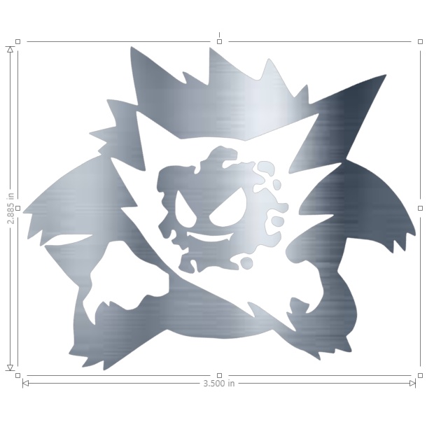 Gastly Evolution Decals Car Sticker WITH FREEBIES!!! | Shopee Philippines