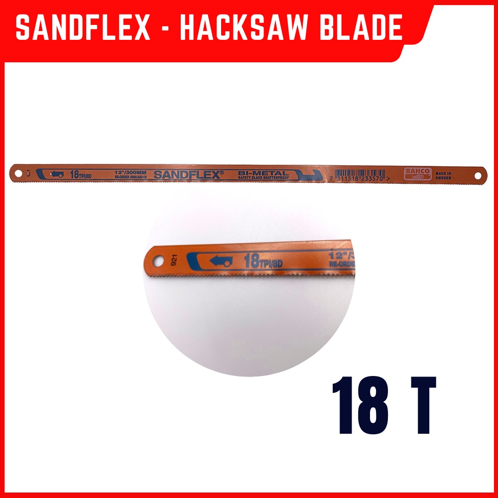 Sandflex Hacksaw Blade (Available in 18T and 24T) | Shopee Philippines