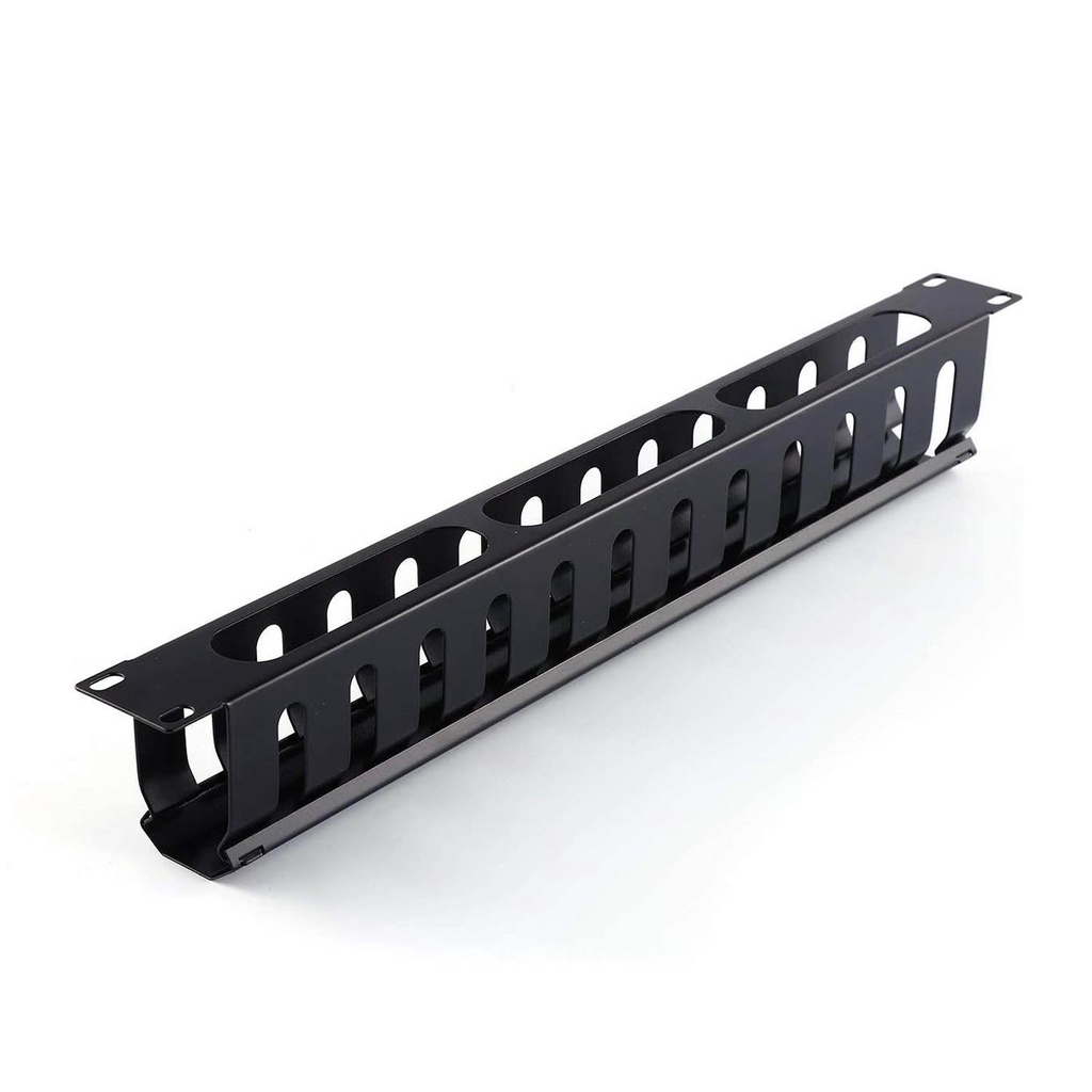 24 Port Metal Cable Manager - Server Rack Wire Management - Rack Mount ...