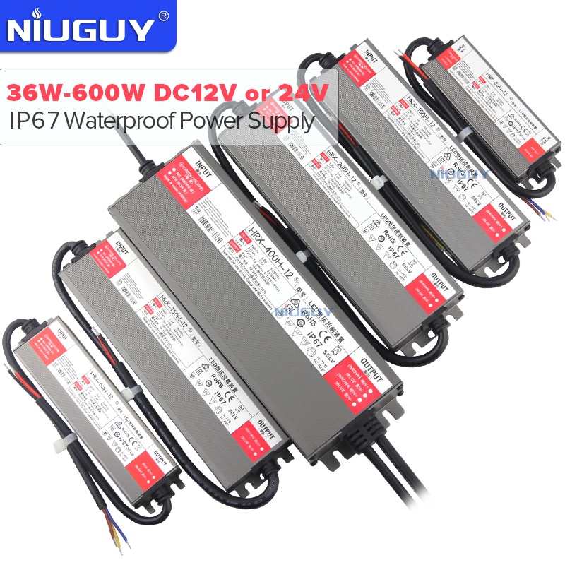 Waterproof ip67 LED Lighting Transformers AC/DC 12V/24V Power Supply 36W 60W 100W 200W 300W 400W ...