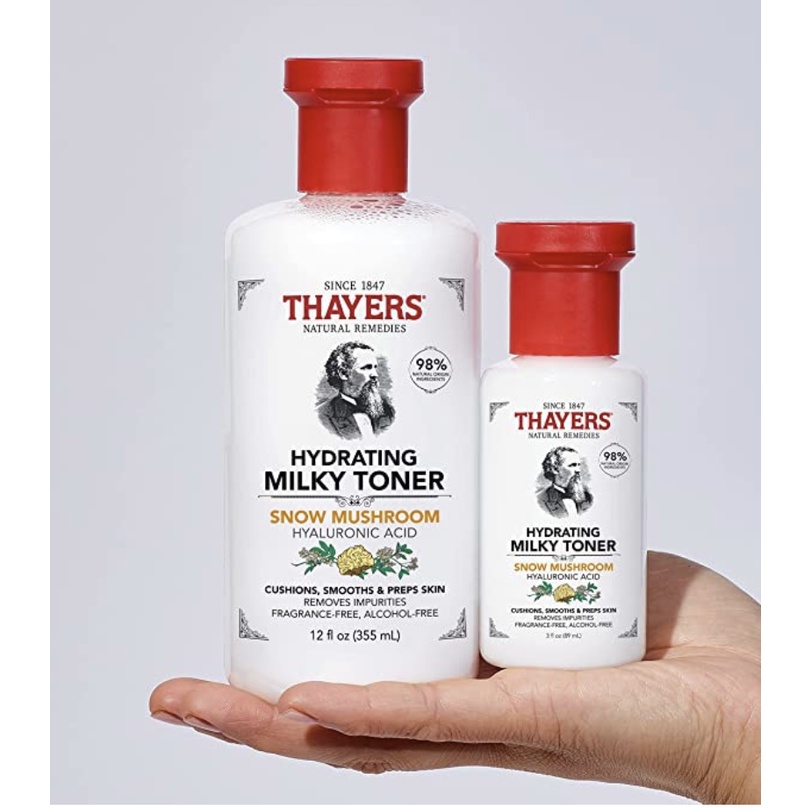 Thayers Milky Hydrating Face Toner with Snow Mushroom, Hyaluronic Acid ...