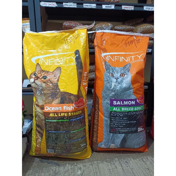 Infinity Cat Dry food Salmon & Ocean Fish | Shopee Philippines