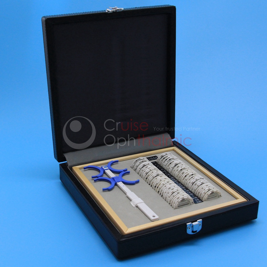 Optometry Prism Trial Lens Set with Adjustable PD 48-80MM Flipper Set ...