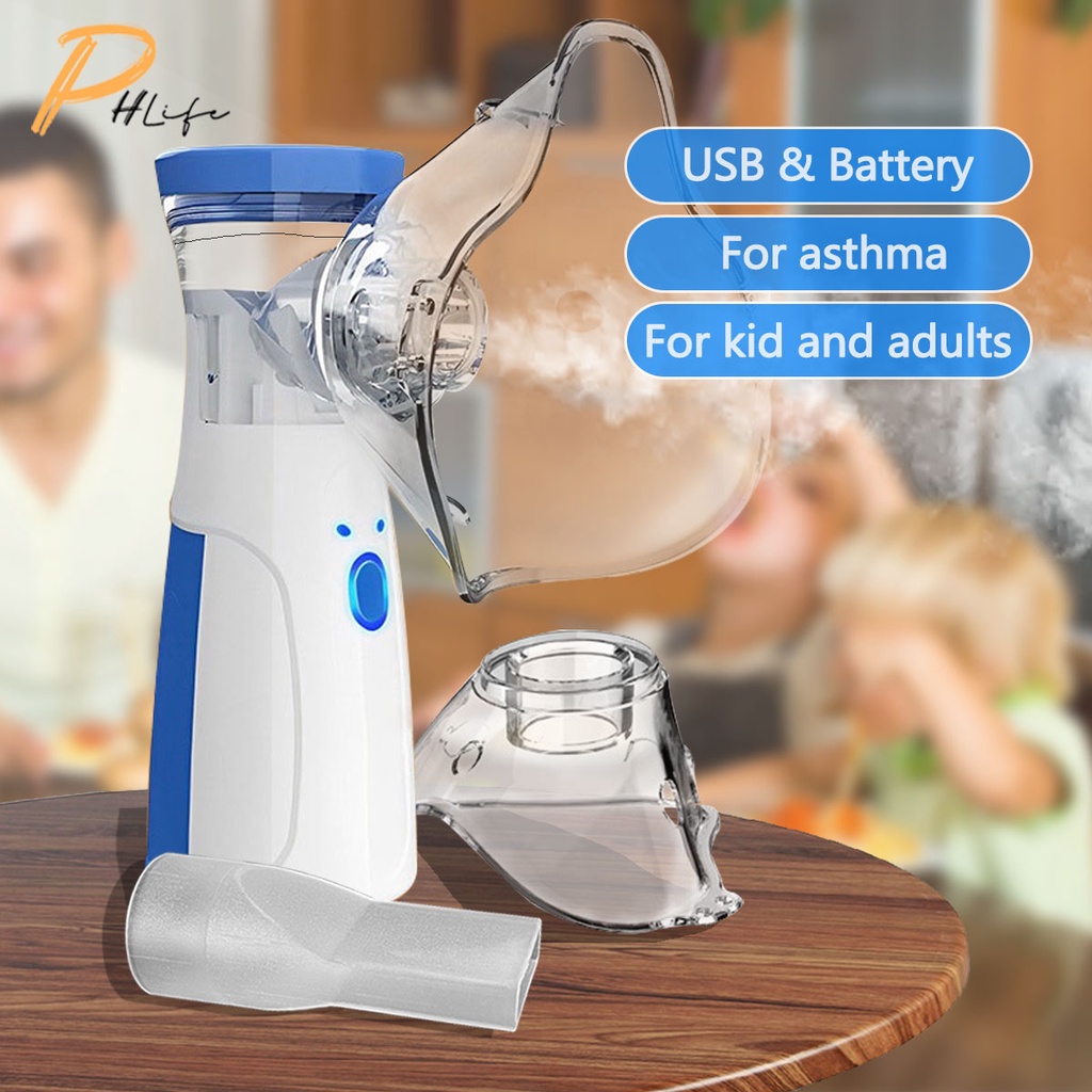 phLife Rechargeable Portable Nebulizer Handheld Ultrasonic Spray Asthma ...
