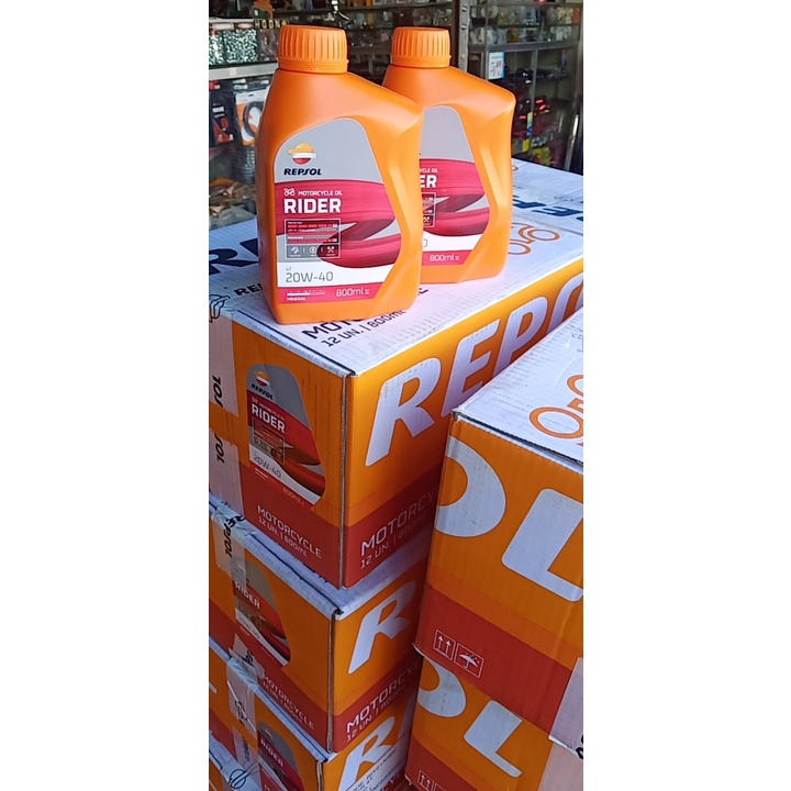 REPSOL motorcycle oil 800ml 20w-40 | Shopee Philippines