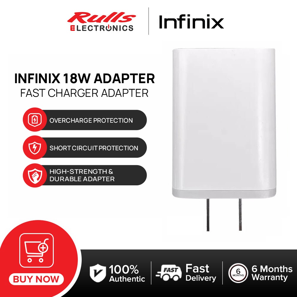 Infinix 18W Fast Charger Adapter | Shopee Philippines