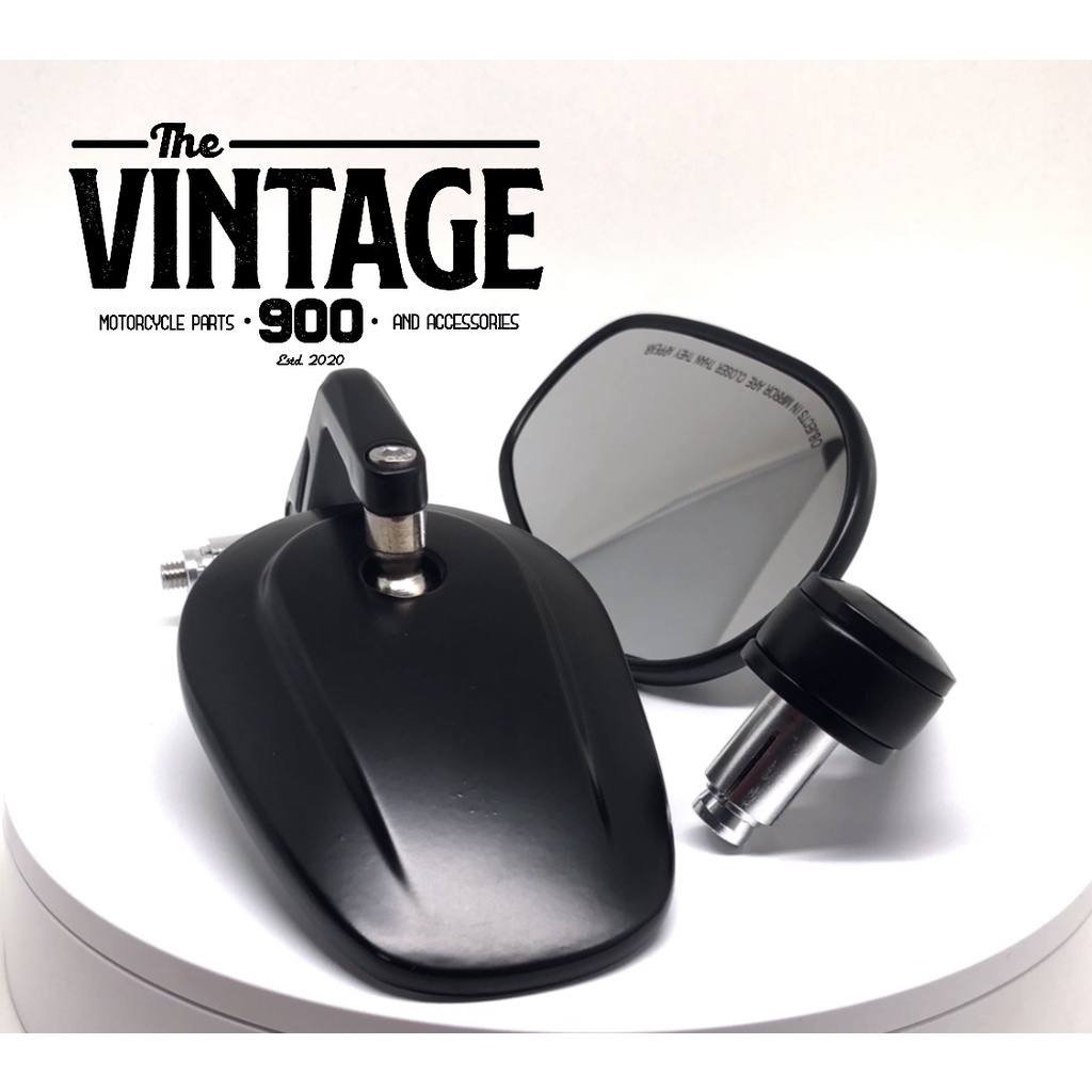 Bar end side mirror large leaf type | Shopee Philippines