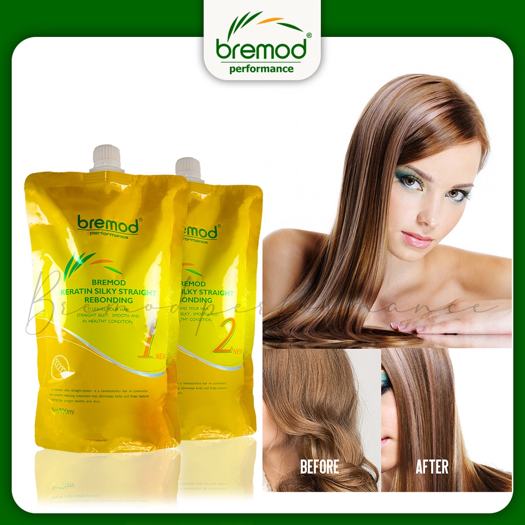 Bremod Rebonding Hair Silky Straightening with Keratin 800 ml BR-T012 ...
