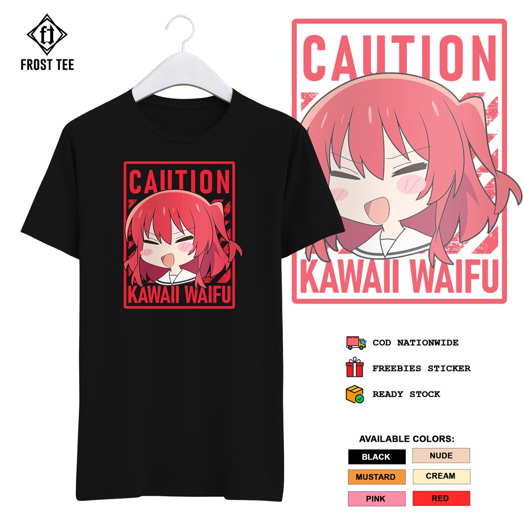 Freedert Shirt PH - Bocchi the Rock - Ikuyo Kita Caution Anime T-shirt ...