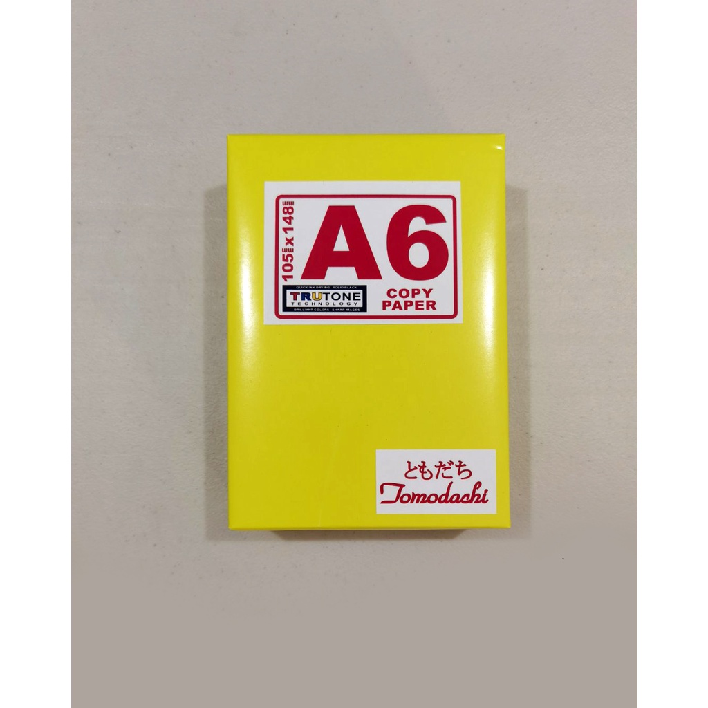 A6 Copy & Multi-Purpose Paper Tomodachi 70gsm 1 Ream | Shopee Philippines