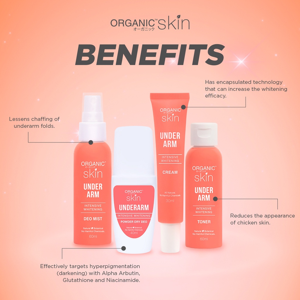 Organic Skin Japan Intensive Underarm Whitening Collection Under Arm ...