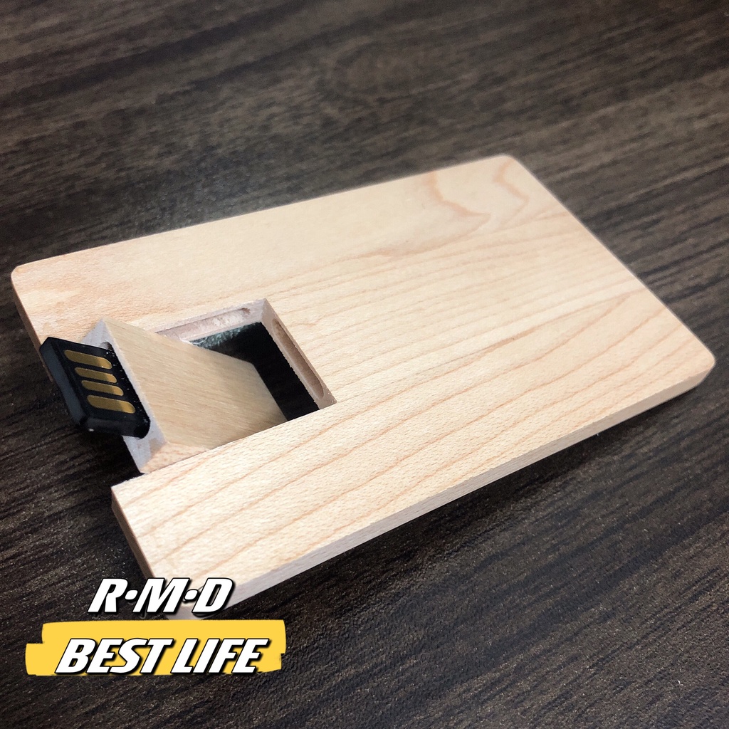 Customized Pendrive bamboo and maple, USB memory card model, 4GB, 8GB ...