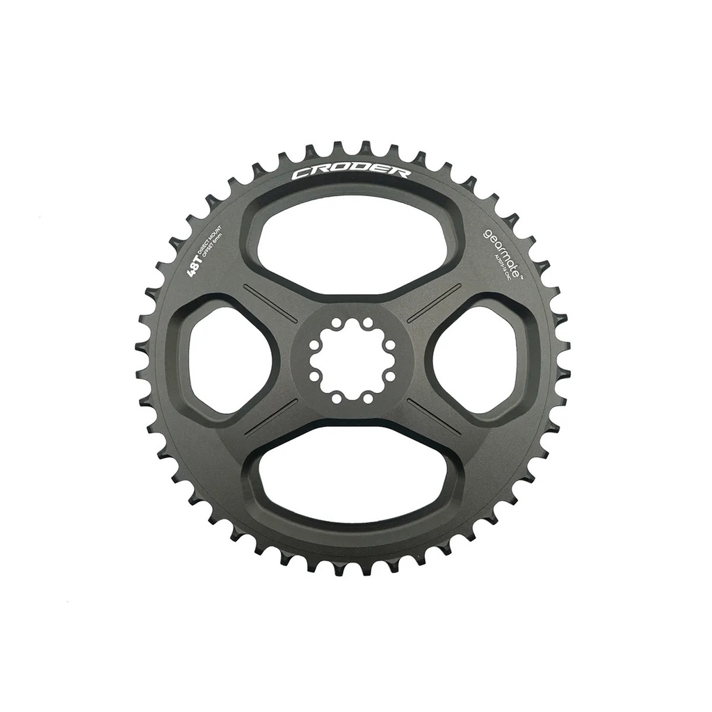 CRODER Gearmate Direct Mount Single Chainring for SRAM 8-Bolt / ROAD 54 ...