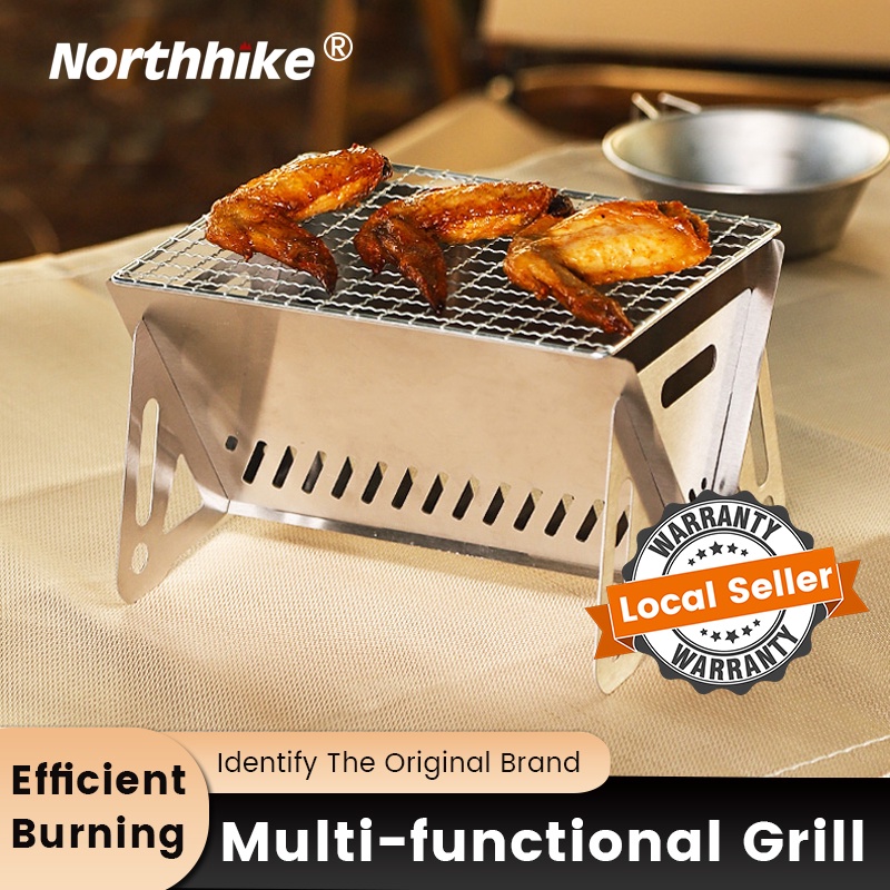 Northhike Portable Camping Grills Foldable BBQ Barbecue Grill Mini ...