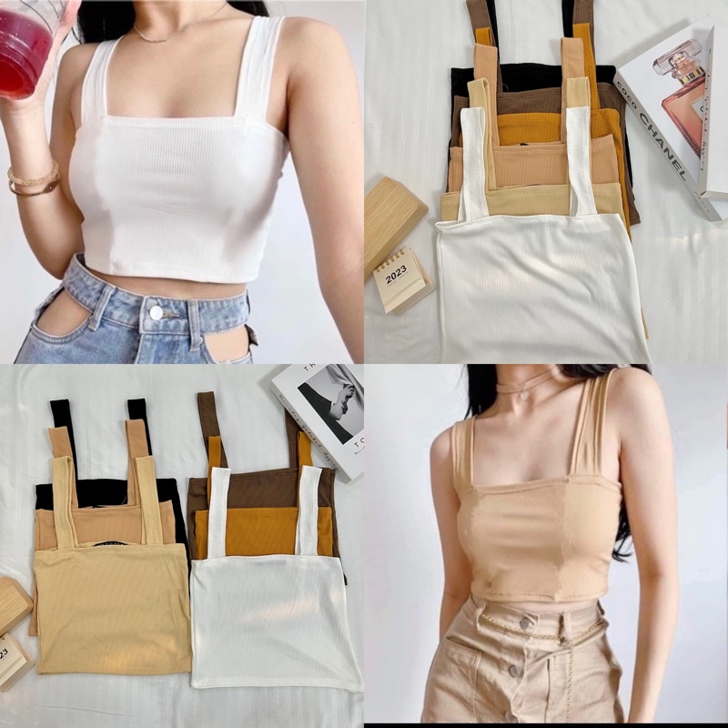 Ayi Sleeveless Basic Crop Sexy Sando For Women | Shopee Philippines