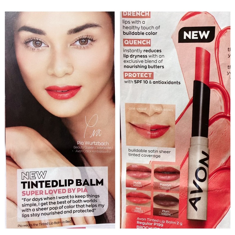 Avon Tinted Lip Balm 2g Shopee Philippines