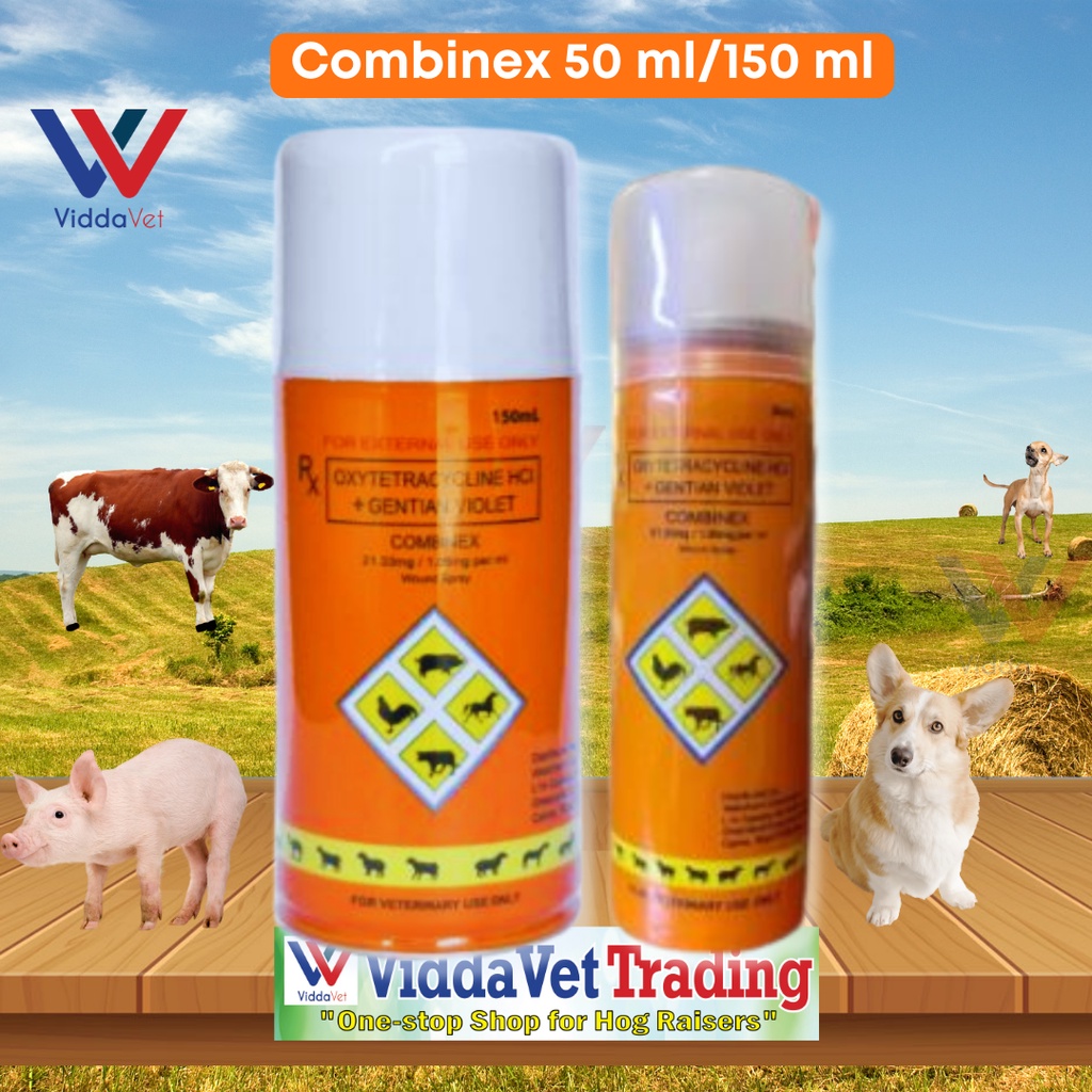 50 ml/150 ml COMBINEX WOUND SPRAY FOR DOGS Combinex 150 ml Combinex ...