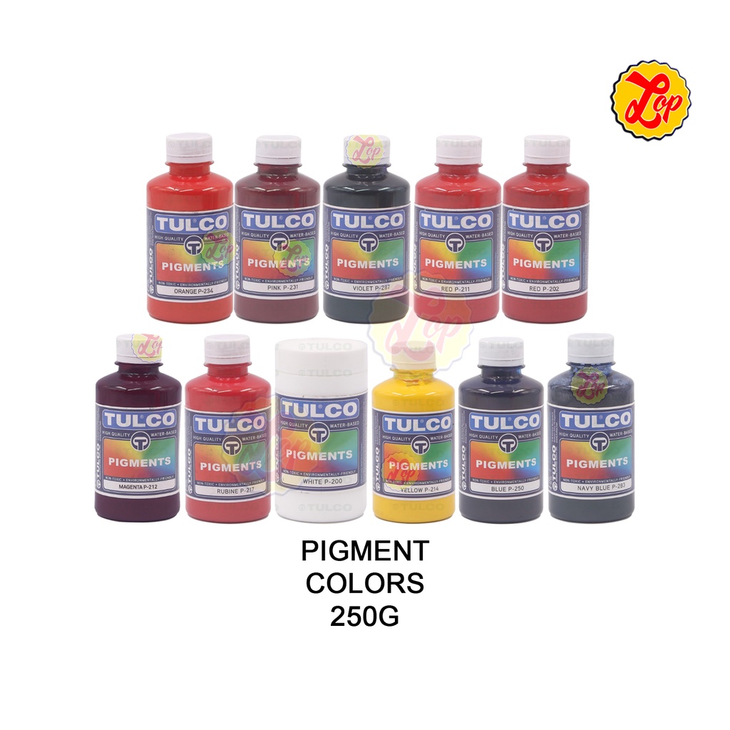 Waterbase Ink - Tulco Pigment Colors 250g | Shopee Philippines