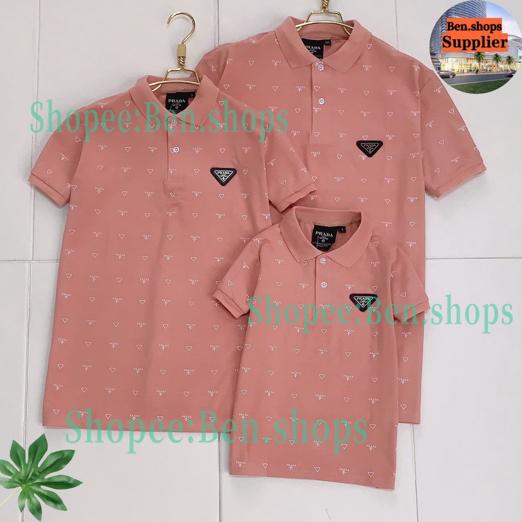 fashion peach color family polo shirt cotton / 12 colors / HGK HGL ...