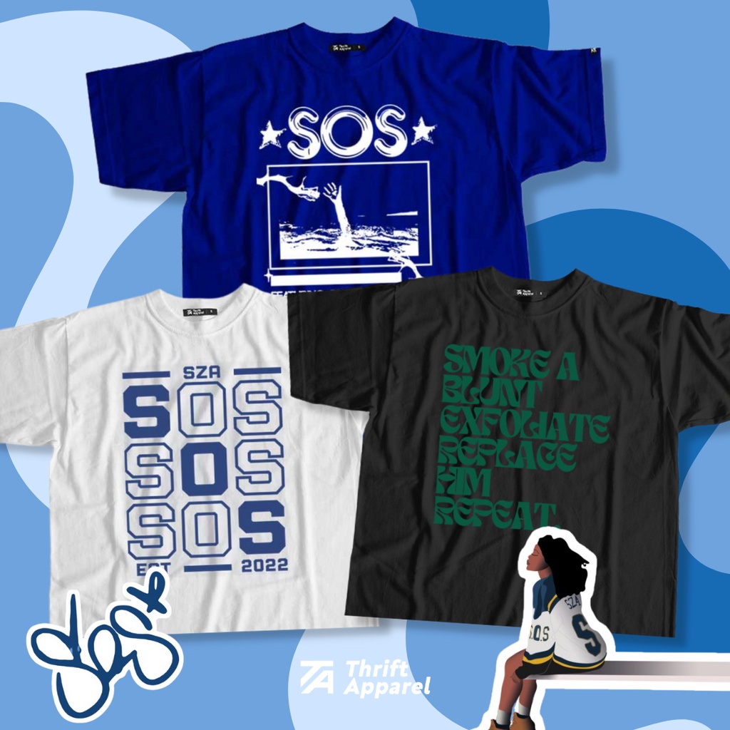 SOS | Thrift Apparel T-Shirt | Shopee Philippines