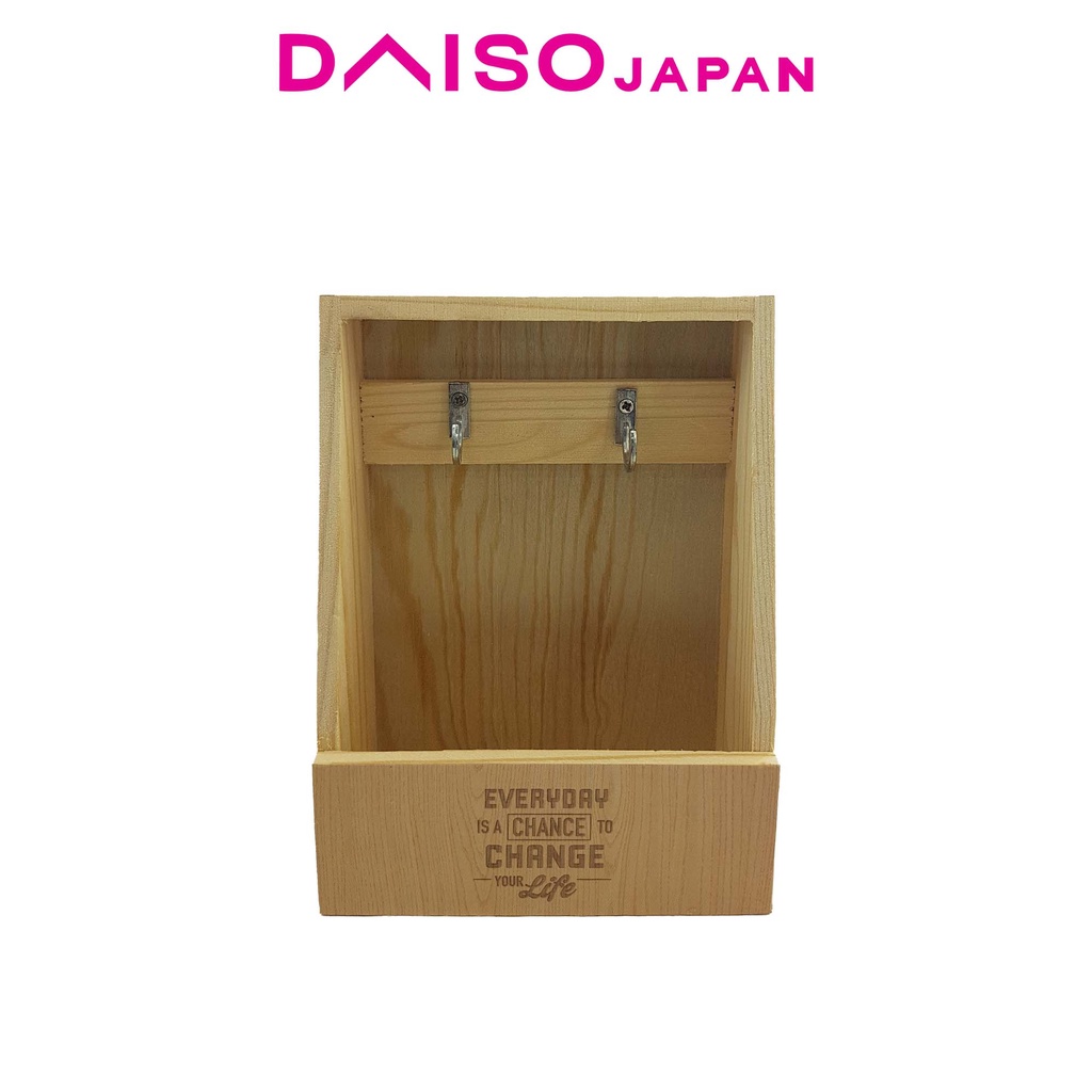 Daiso Wooden Key Storage Box | Shopee Philippines