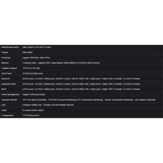 Colorful C.A68M-E V15 Motherboard - AMD A68H Socket FM2/FM2+ / DDR3 ...