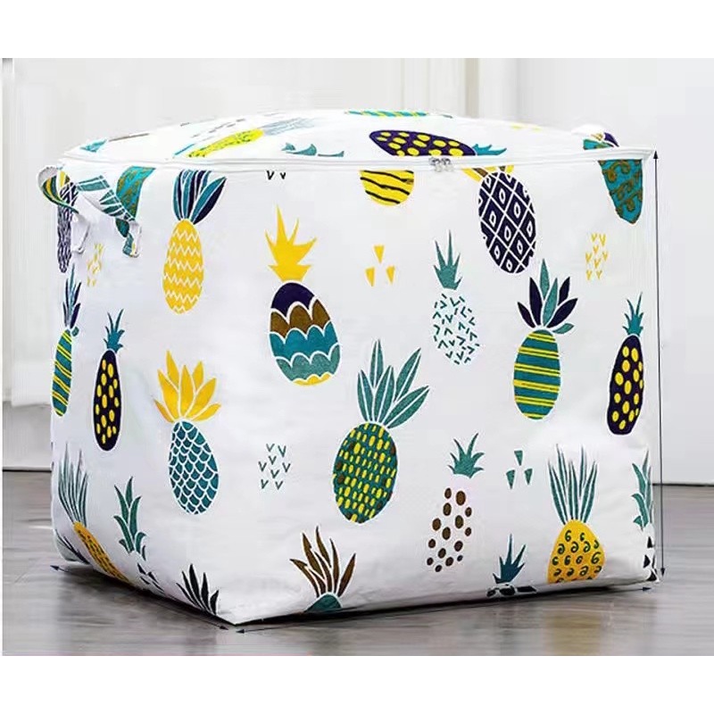 140L Big Size Foldable Storage Bag laundry basket Clothes Storage box ...