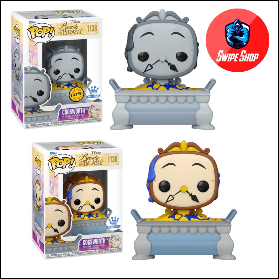 Funko Pop Cogsworth in Cobbler Beauty and the Beast Funko Exclusive ...