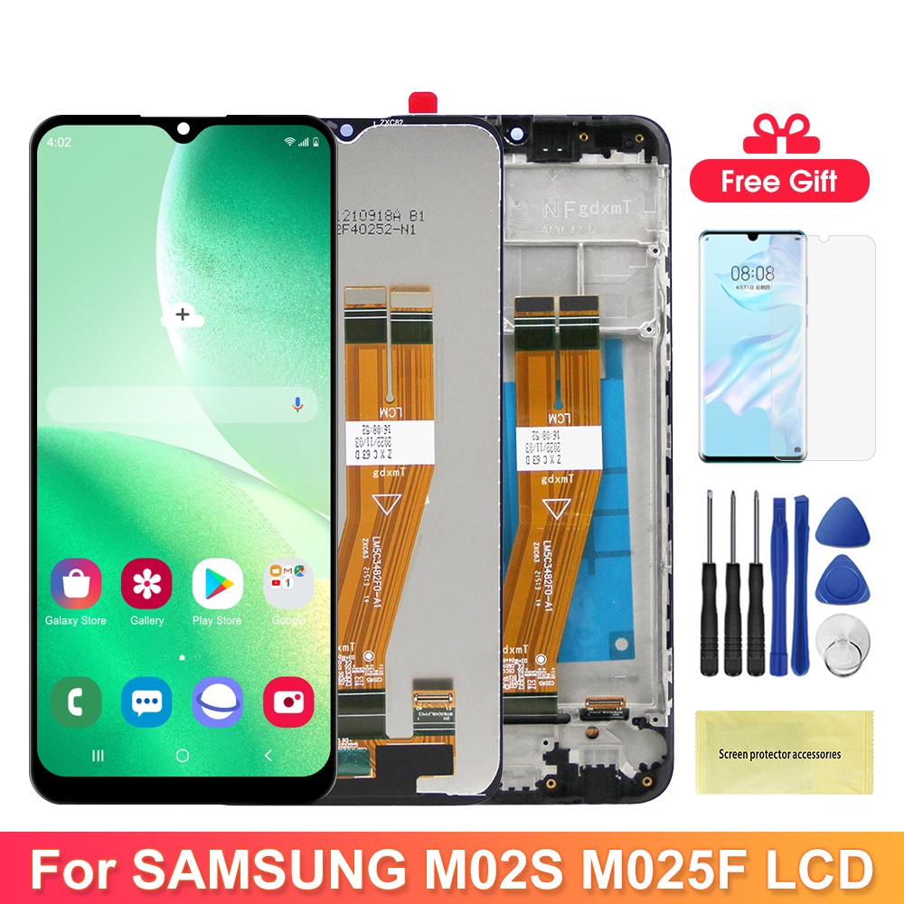 Original For Samsung Galaxy M02s LCD Display Touch Screen Frame SM ...