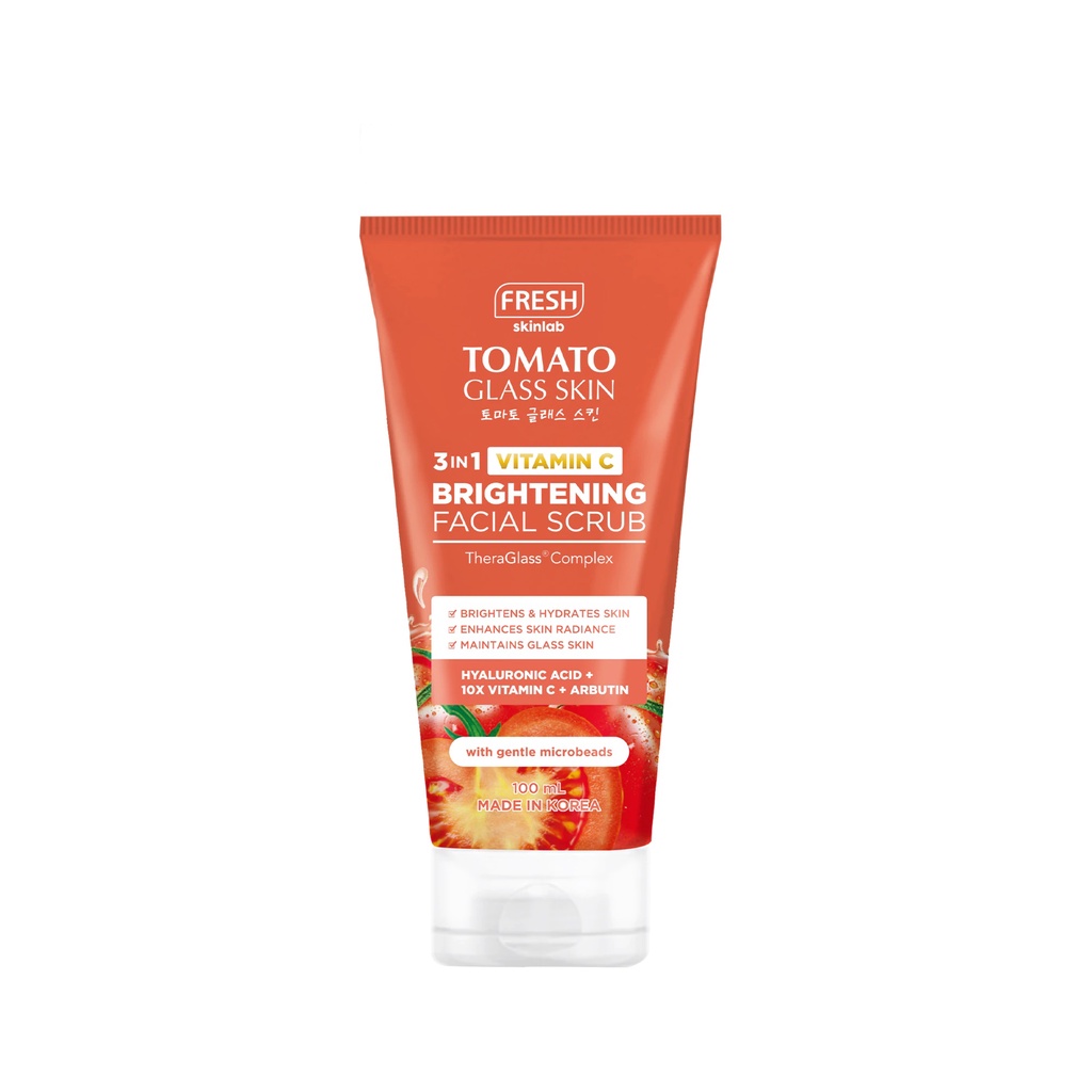 Fresh Skinlab Tomato 3in1 Vit C Brightening Facial Scrub 100 ml ...