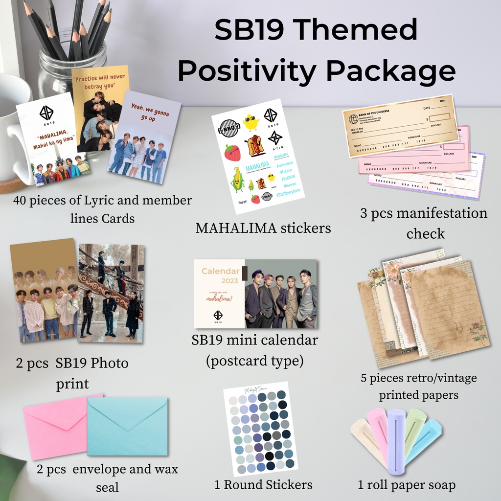 SB19 Themed Positivity Package | Calendar | Art Print | Member line's ...