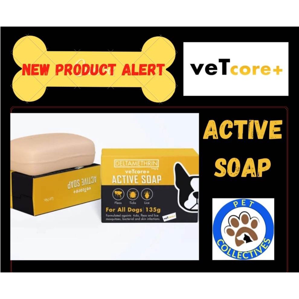Vet Core+ Active Soap (Deltamethrin) Anti-tick flea soap | Shopee ...