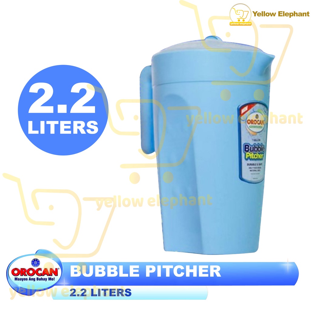 Orocan Bubble Pitcher 2.2 Liters | Shopee Philippines