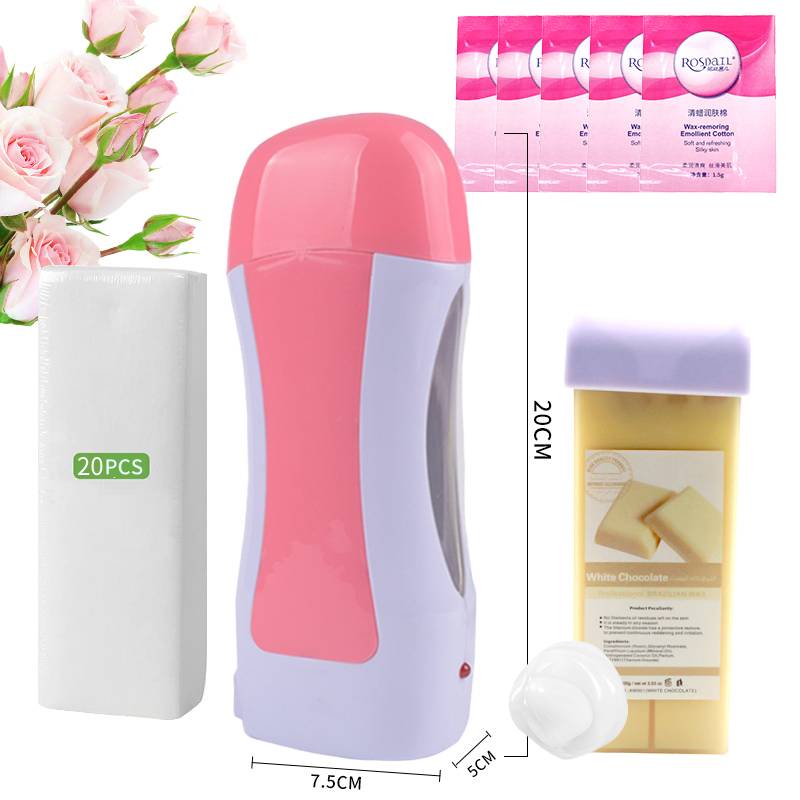 4 IN 1 Portable Wax Machine roll-on wax hair removal wax strip for ...