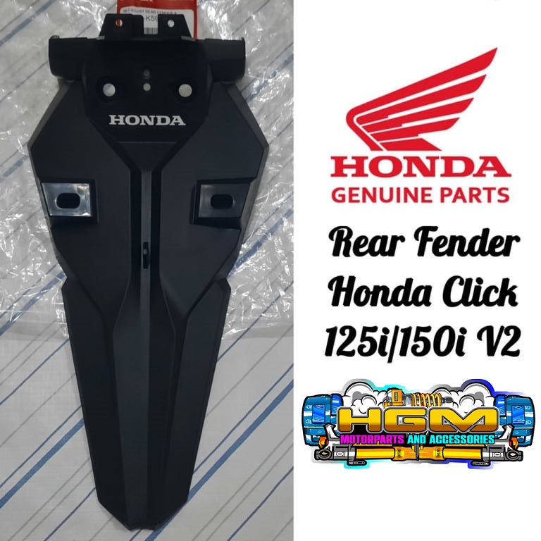 REAR FENDER FOR HONDA CLICK 125i/150i V2 125i V3 GC | 80100-K59-T10ZA ...