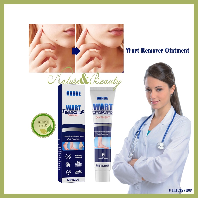 OUHOE Skin Tag Remover Plaster Antibacterial Warts Ointment Body Warts ...