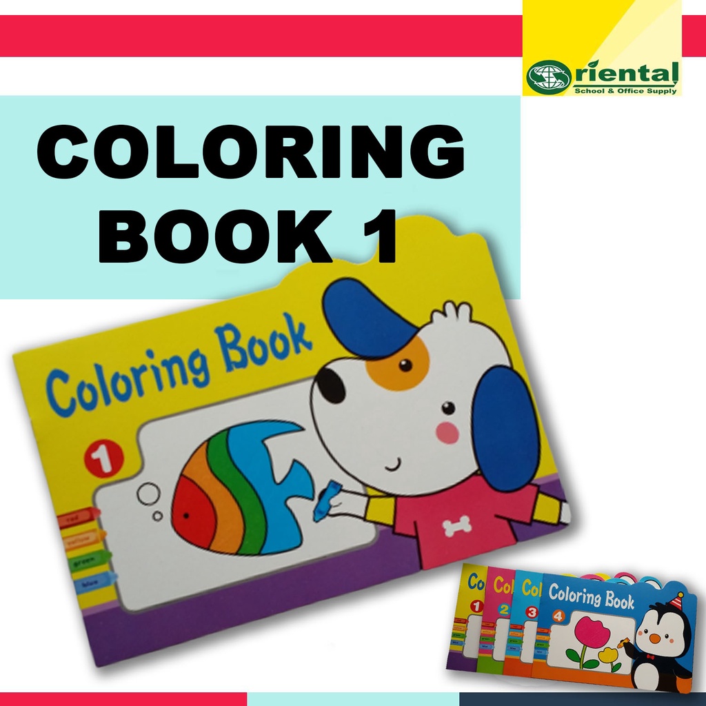 Small Coloring Book- Books 1-4- for toddlers and kids-with pictures to ...