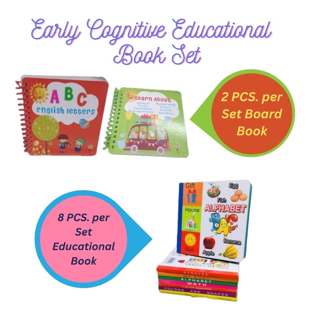 MnKC 8PCS Baby Toddler ABC Alphabet Numbers Early Cognitive Educational ...