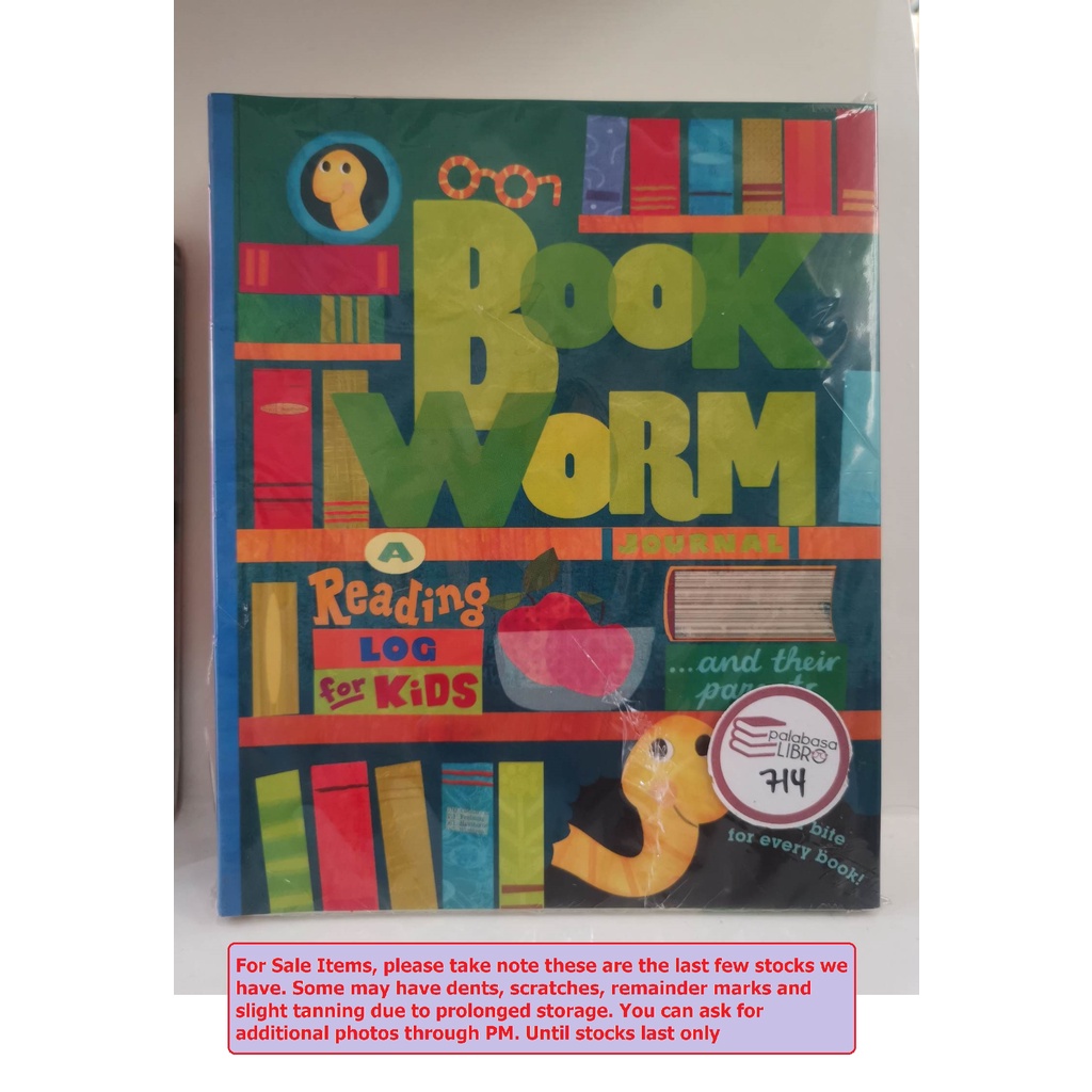 Bookworm Journal a reading log for kids and their parents | Shopee ...