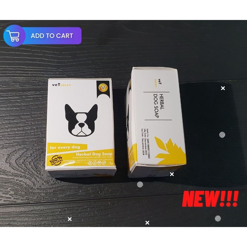 Vet Core+ Herbal Dog Soap 120g | Shopee Philippines