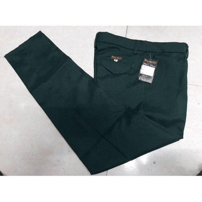 WELL OFF SLACKS FOR MEN(BLACK & NAVY BLUE & KHAKIE) | Shopee Philippines
